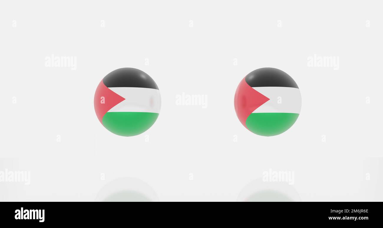 Palestine flag 3d hi-res stock photography and images - Alamy