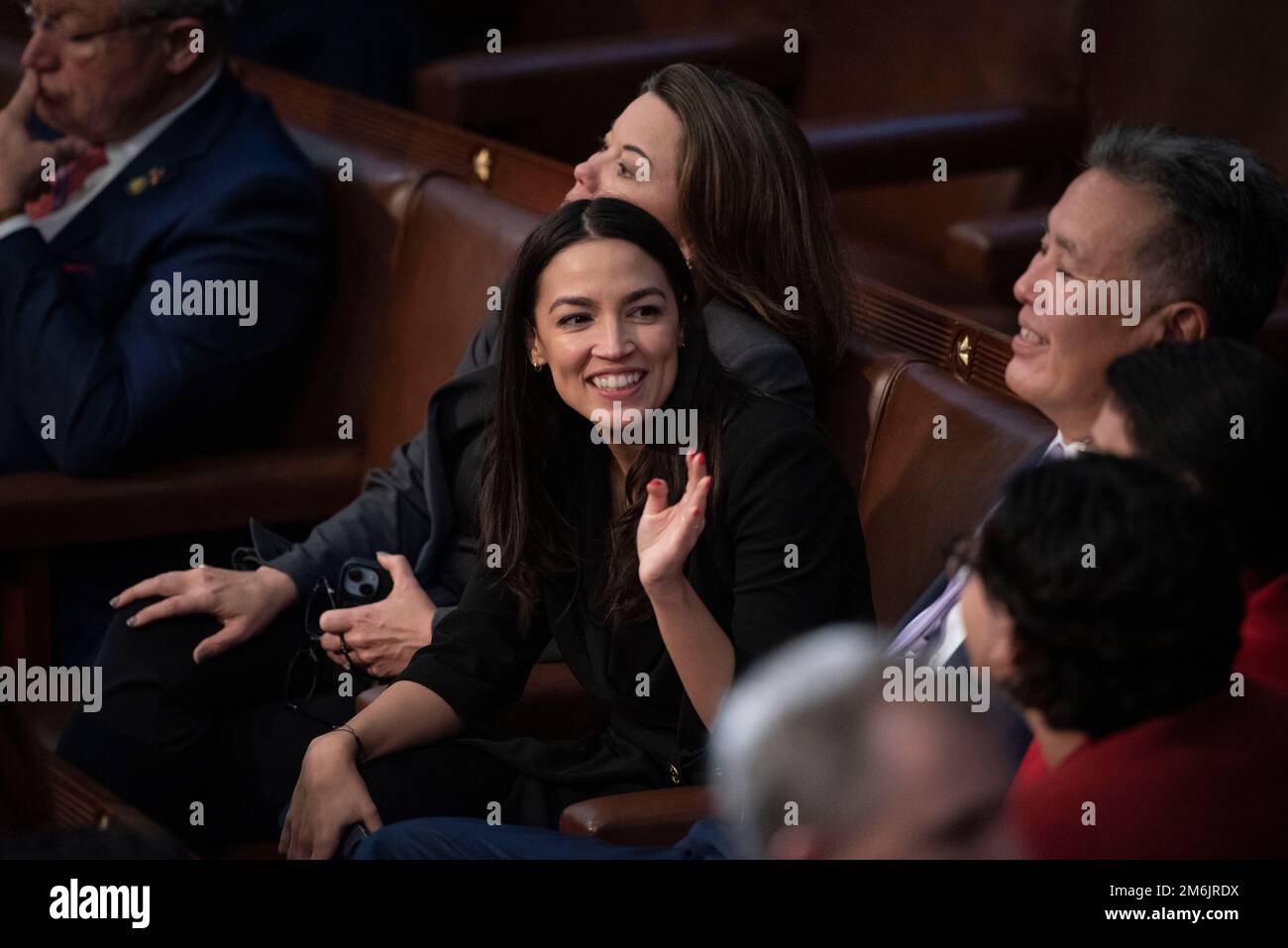 United States Representative Alexandria Ocasio-Cortez (Democrat of New ...