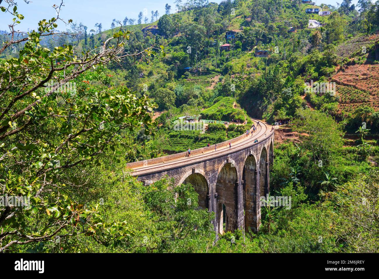Bridge on Sri Lanka Stock Photo - Alamy