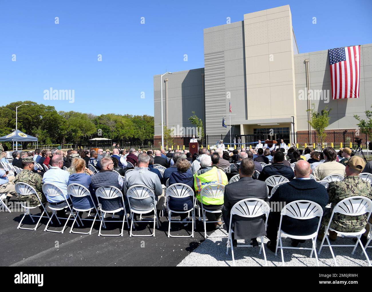 Capt. Bob Carmickle, commanding officer of Naval Computer and ...