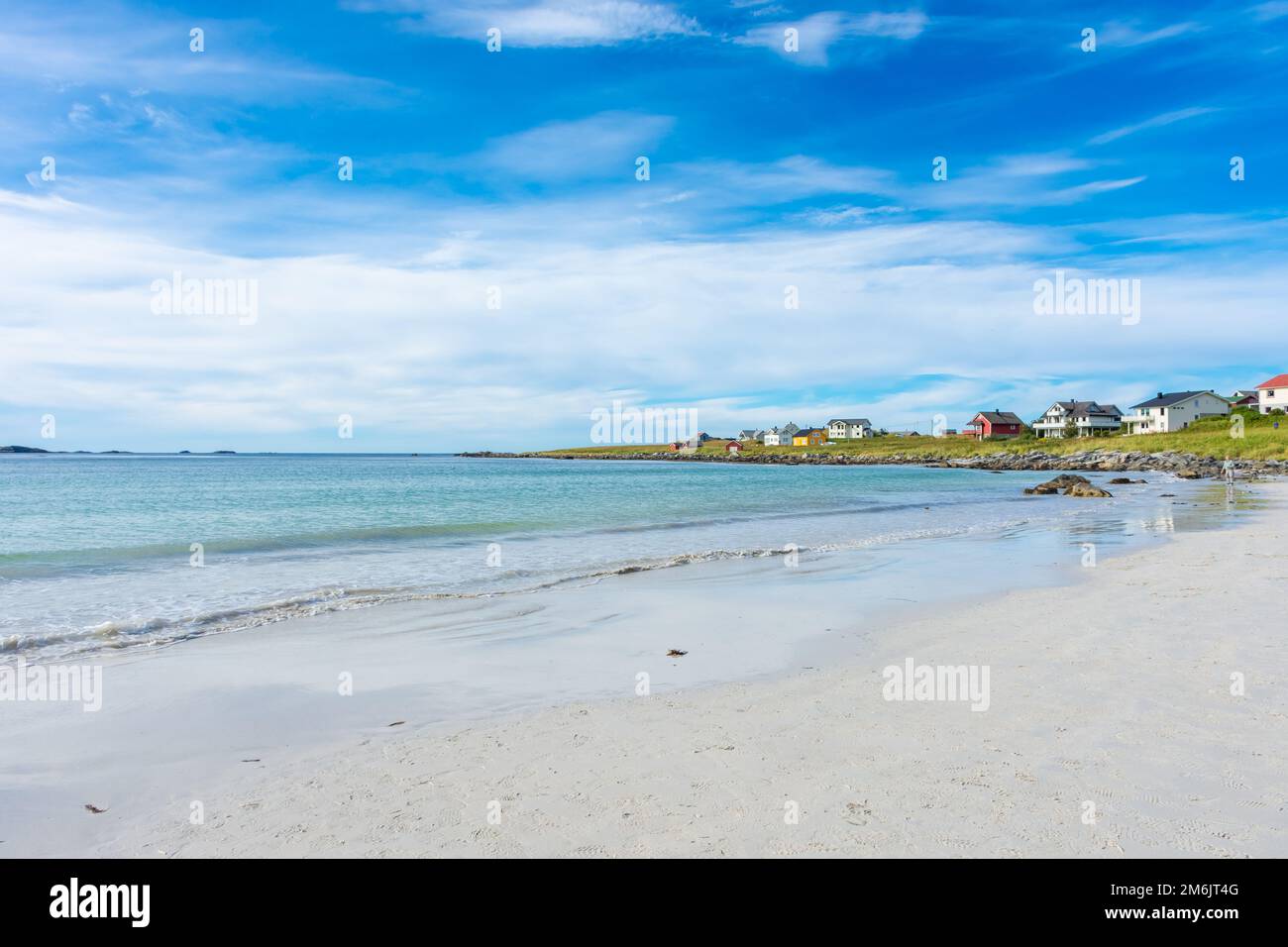 Ramberg Beach in the Lofoten Islands, Norway Stock Photo - Alamy