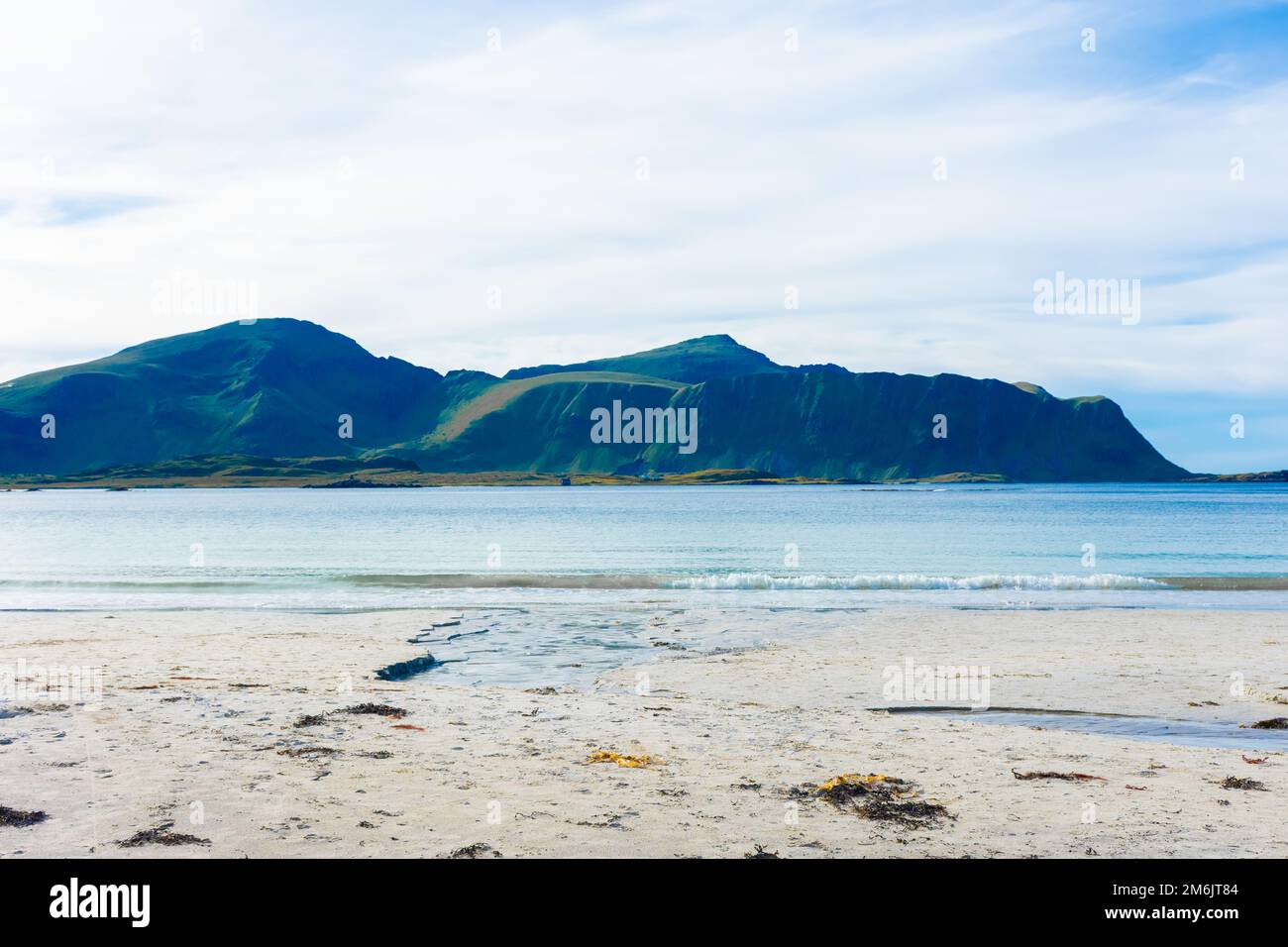 Ramberg Beach in the Lofoten Islands, Norway Stock Photo - Alamy
