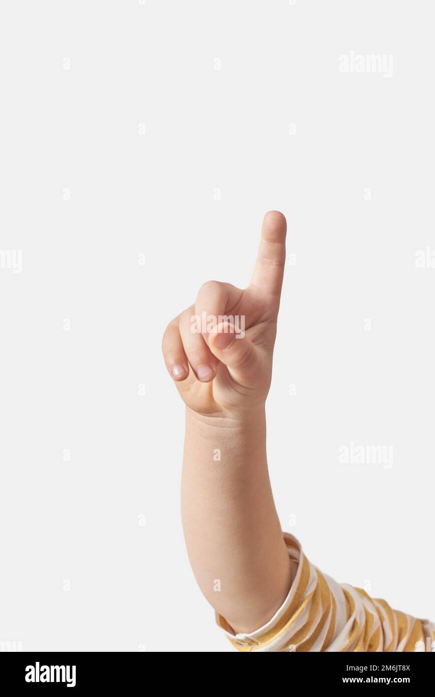 Asl alphabet child hand hi-res stock photography and images - Alamy