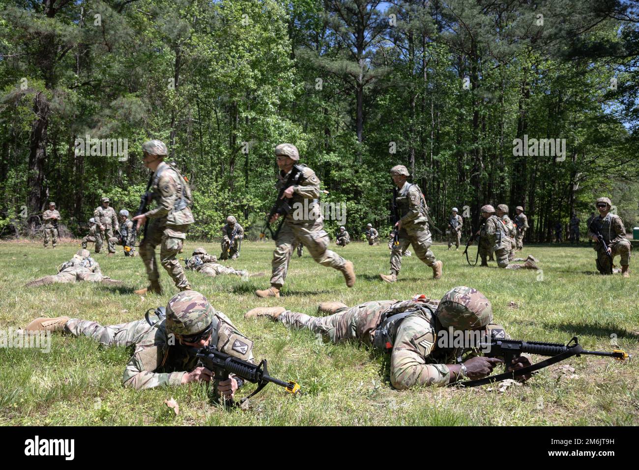 U.S. Army Advanced Individual Training Soldiers with 1st Battalion ...