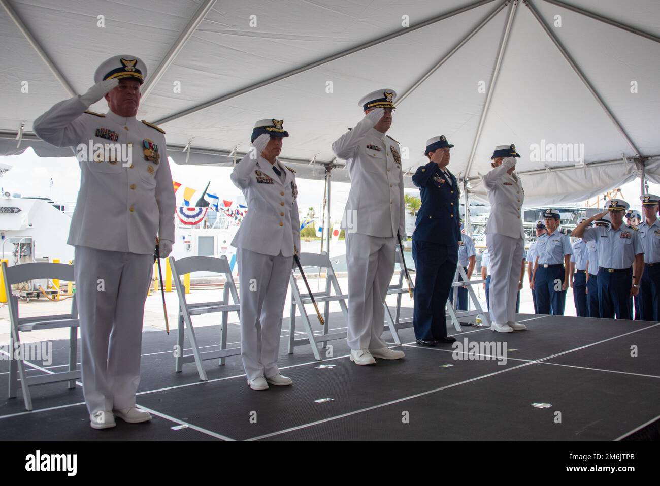 Rear Adm. Brendan C. McPherson, Coast Guard District Seven Commander ...