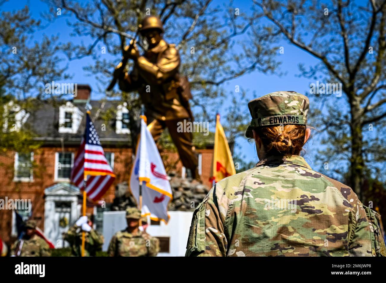U.S. Army Command Sgt. Maj. Tamara Edwards, Army Support Activity Fort ...