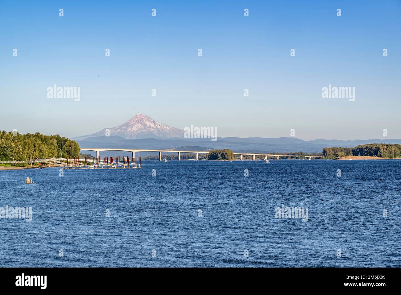 Scenic landscape with highway road on interstate Glenn L Jackson ...