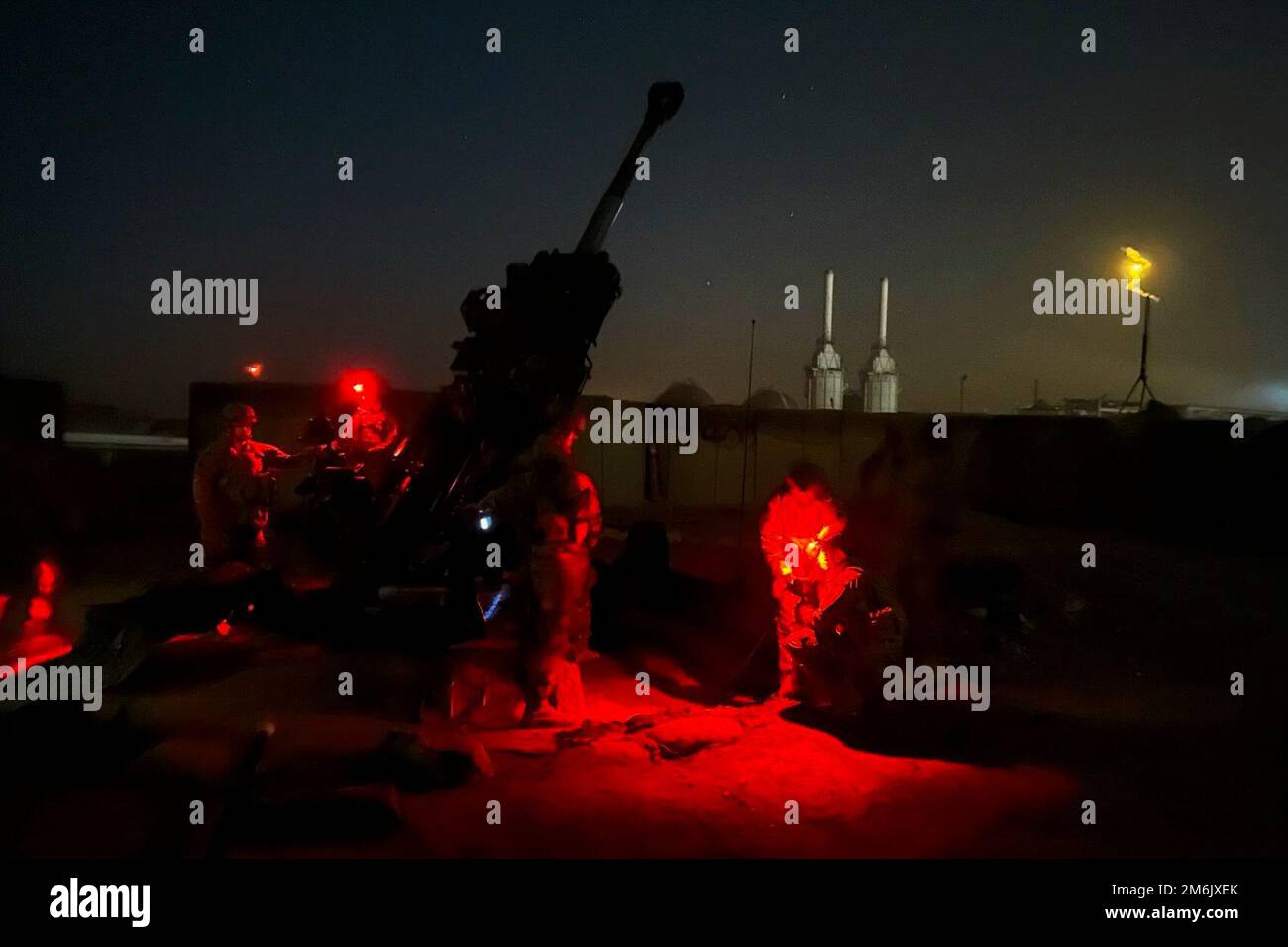 Syria. 1st Jan, 2023. Soldiers from 1st Battalion, 125th Infantry ...