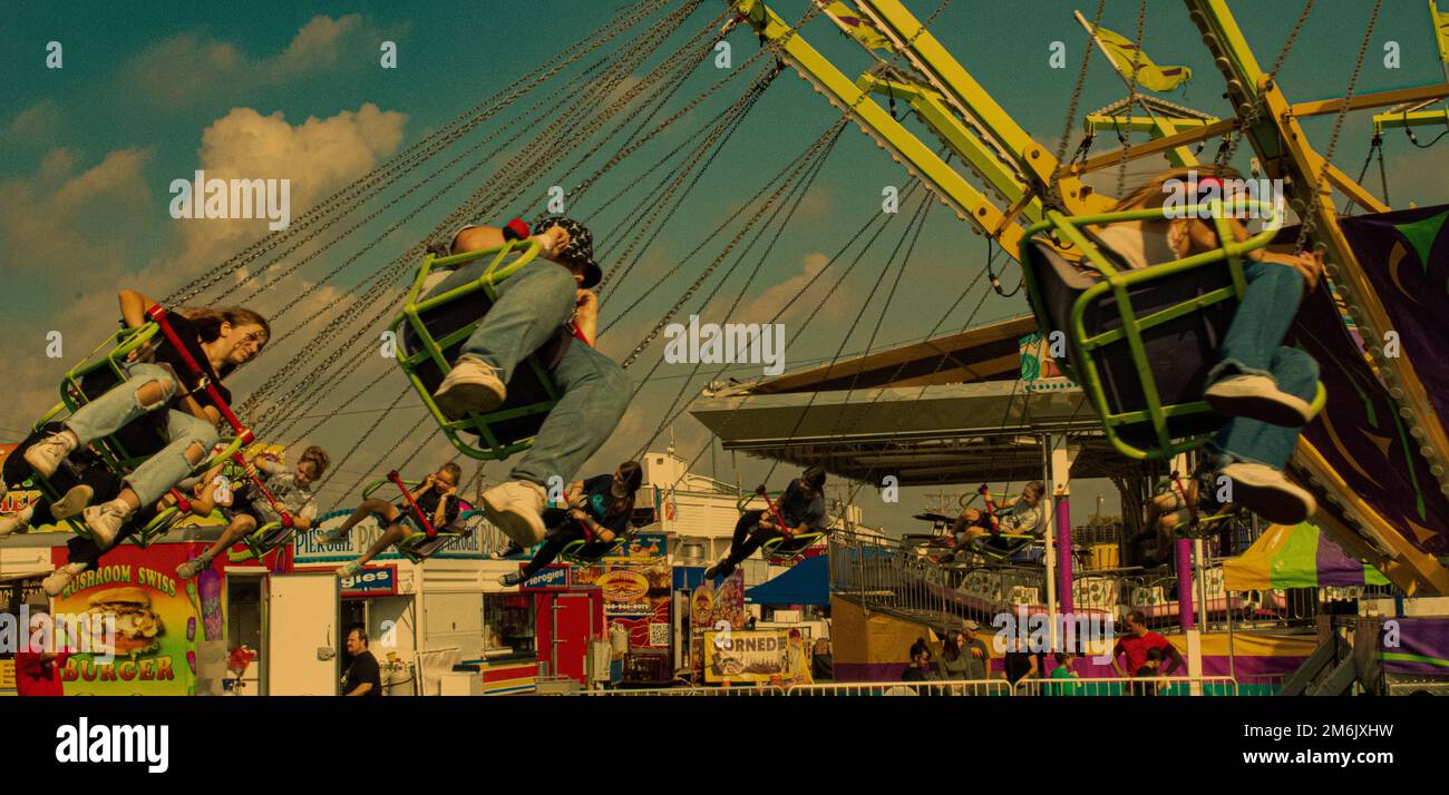 A day at the fair Stock Photo - Alamy