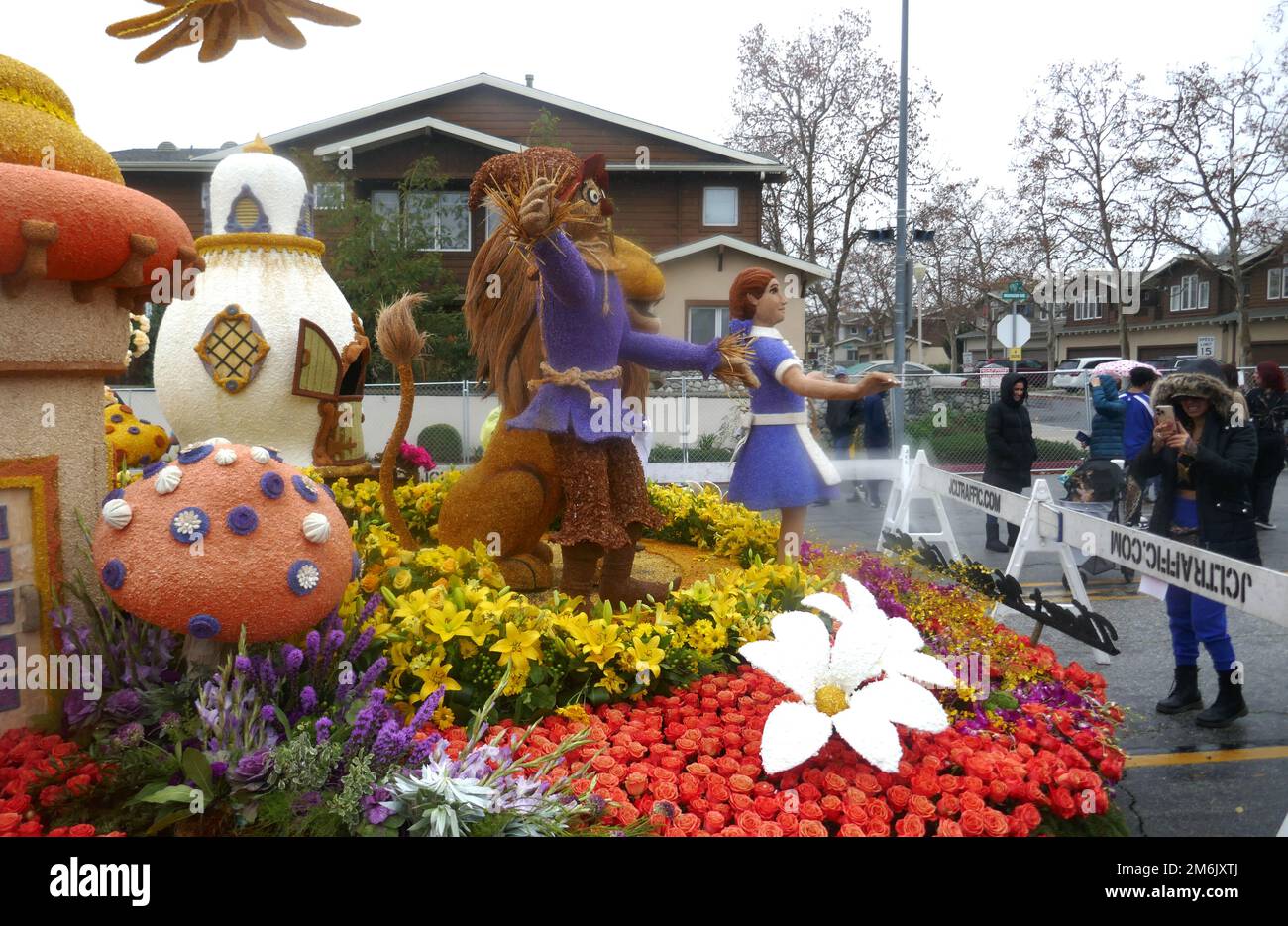 Pasadena, California, USA 3rd January 2023 The Wizard of Oz Rose Parade ...