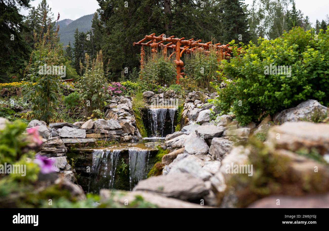 The enchanting Cascade of Time Garden in Banff, Canada Stock Photo - Alamy