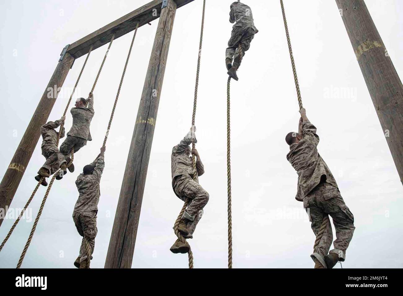 Marine corps obstacle course hi-res stock photography and images - Alamy