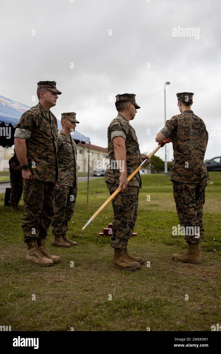 U.S. Marine Corps Capt. Courtney Thompson, the company commander of ...