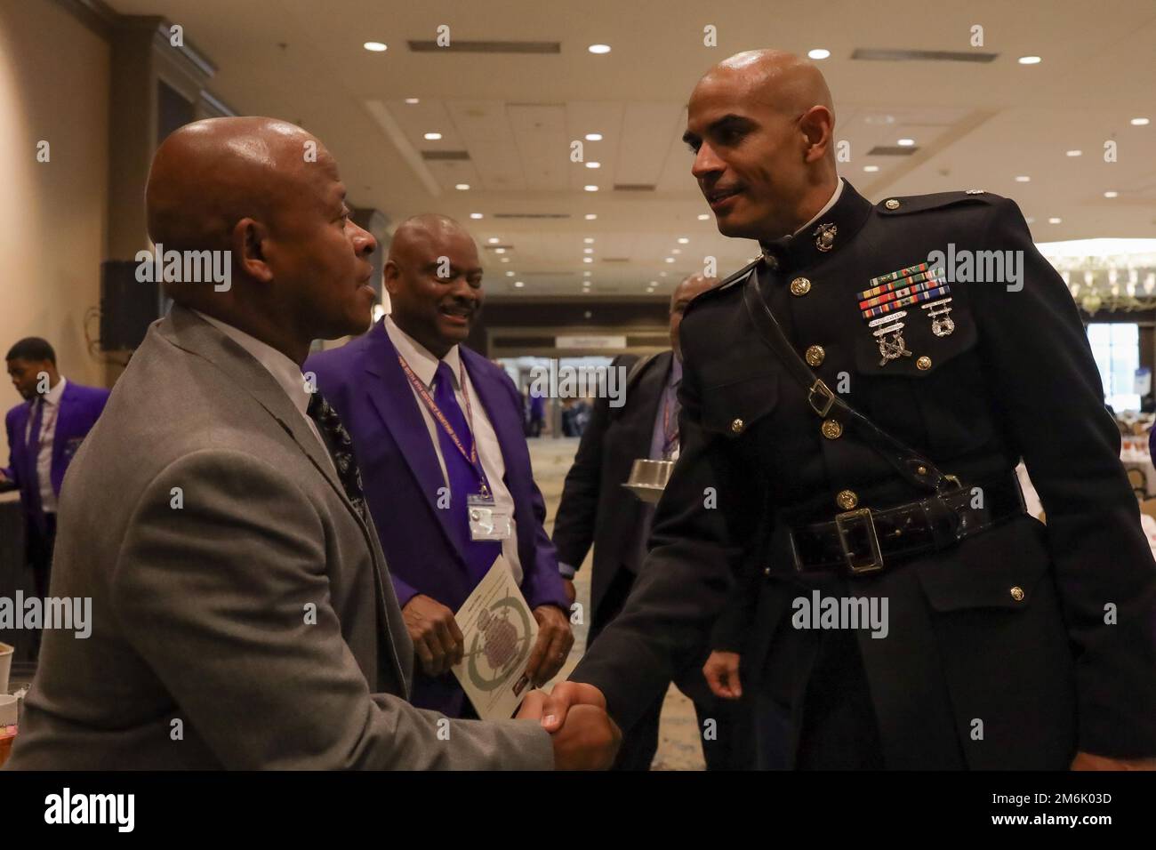 The 8th Marine Corps District attends Omega Psi Phi Fraternity Inc ...