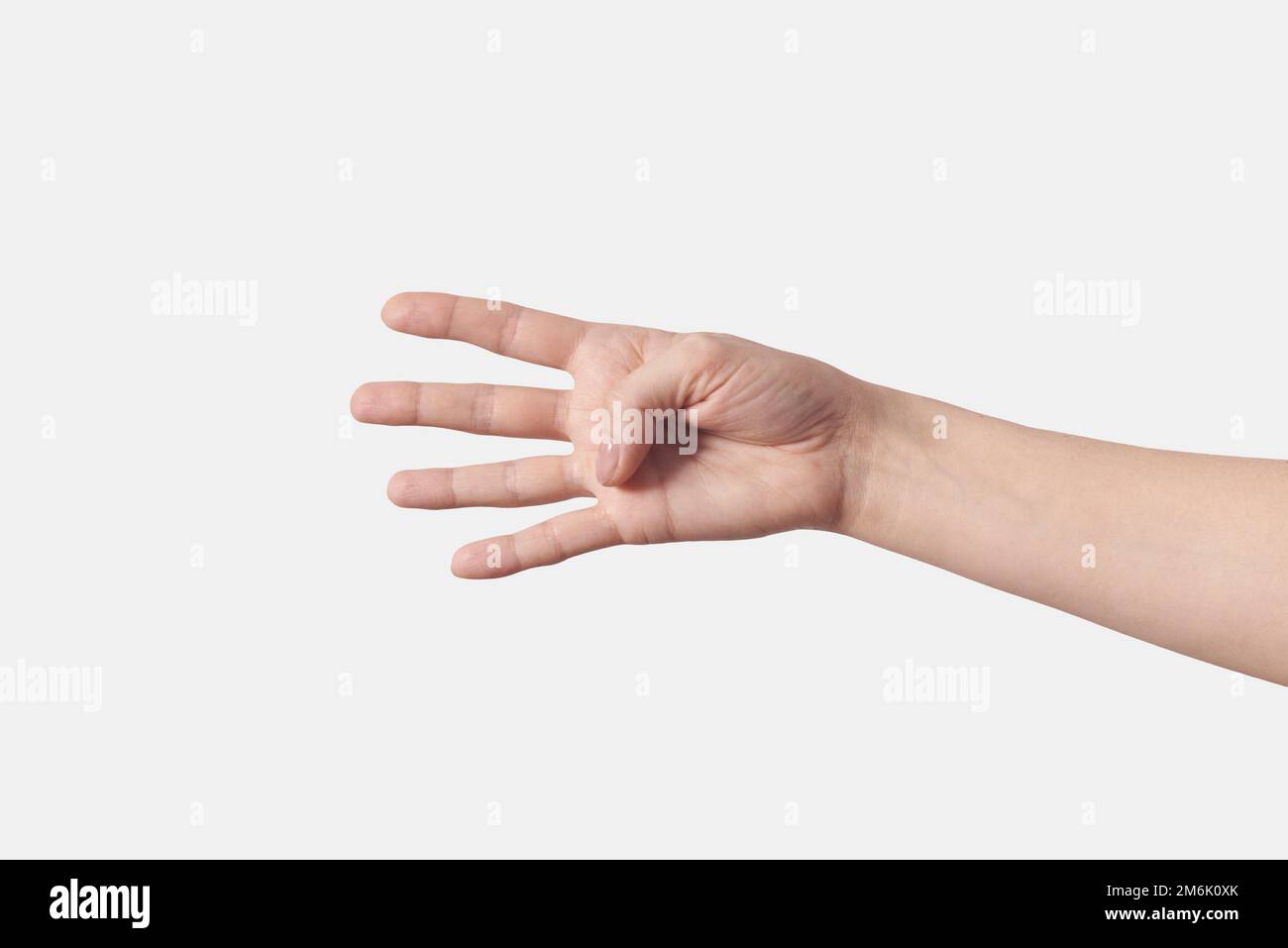 Counting by fingers hi-res stock photography and images - Alamy