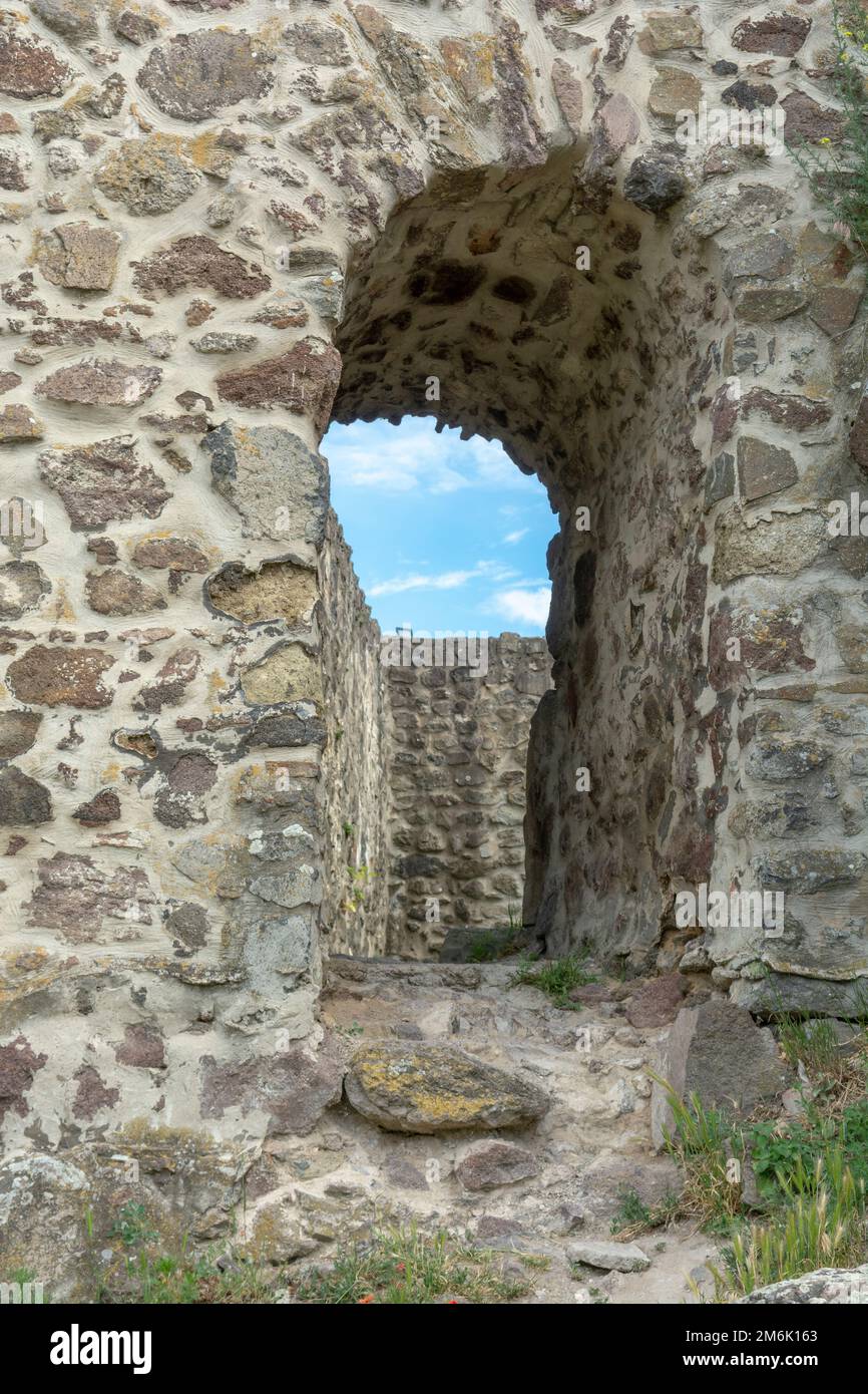 Ruins of the Levice Castle. Levicky hrad, Slovakia Stock Photo - Alamy