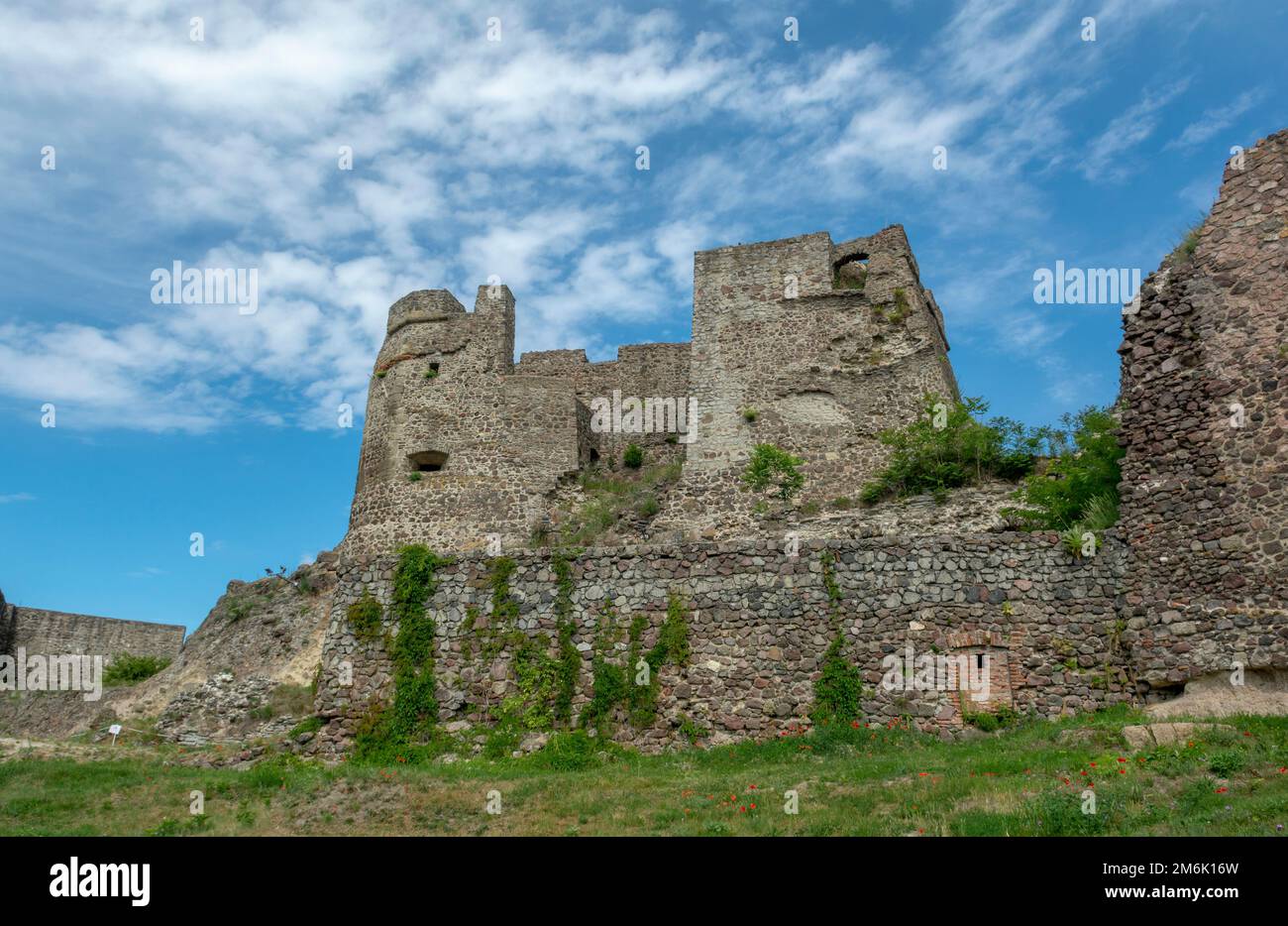 Ruins of the Levice Castle. Levicky hrad, Slovakia Stock Photo - Alamy