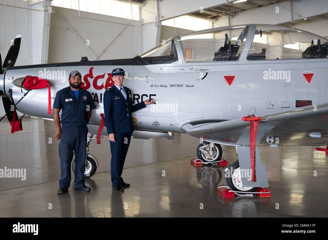 U.S. Air Force Lt. Col. Ashley Lincoln, 434th Flying Training Squadron ...