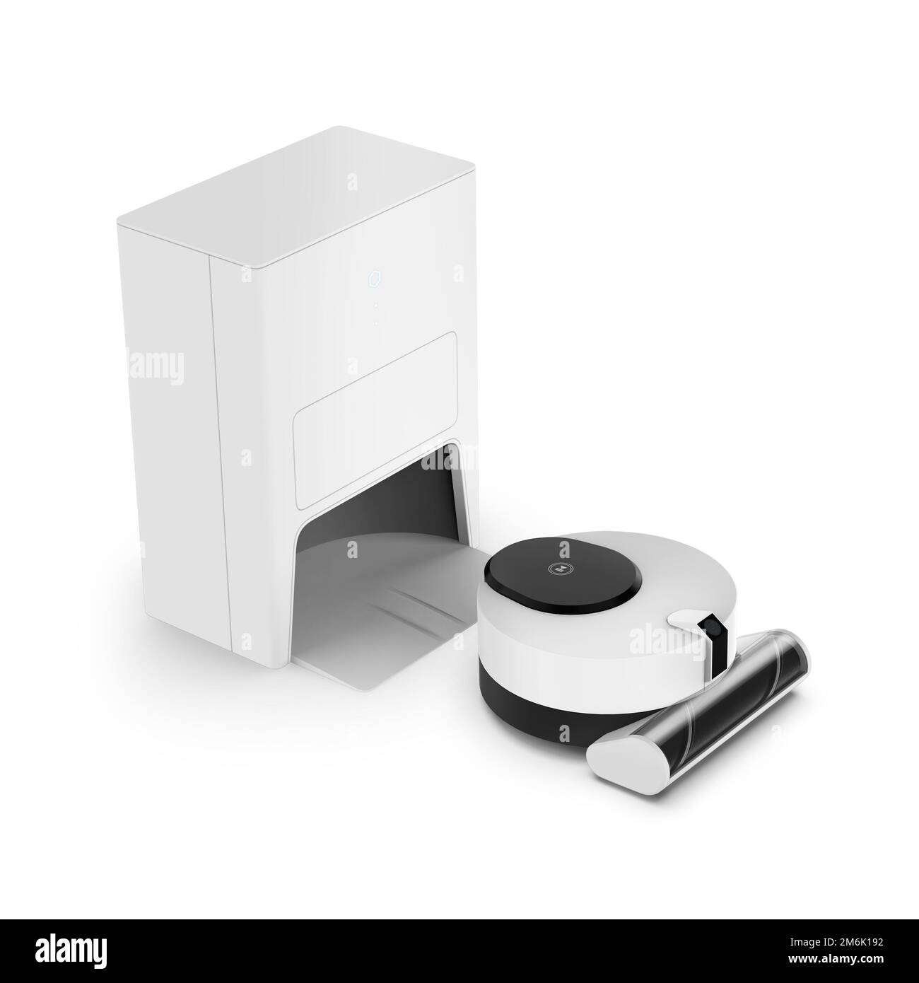 home appliances 3d graphics series robotic vacuum cleaner Stock Photo ...