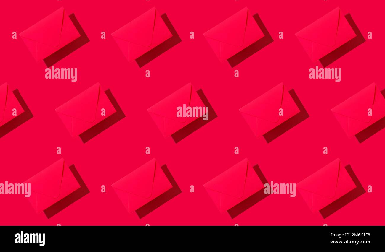 Beautiful envelope pink pattern, great design for any purposes. Art ...