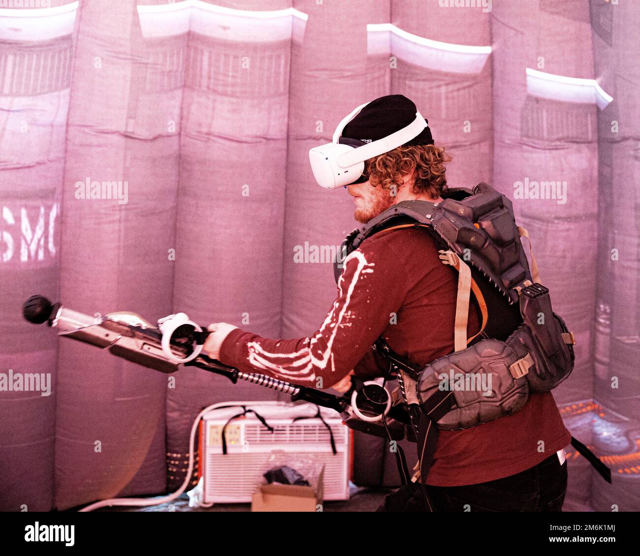 Ronald Simpson, a native of Winchester, participates in the Battle ...