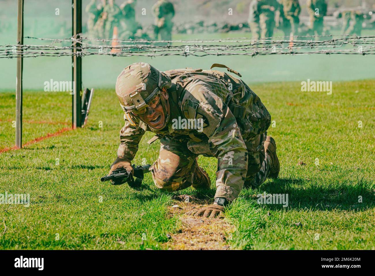 West Point, N.Y. – A cadet from a U.S. Military Academy team completes ...