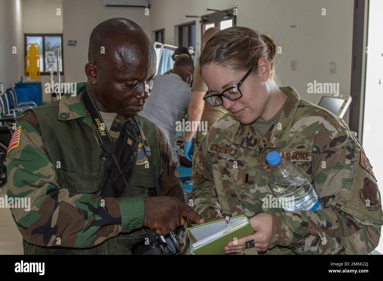 U.S. Air Force 1st Lt. Hannah MacDonald, Medical Service Corps, 110th ...