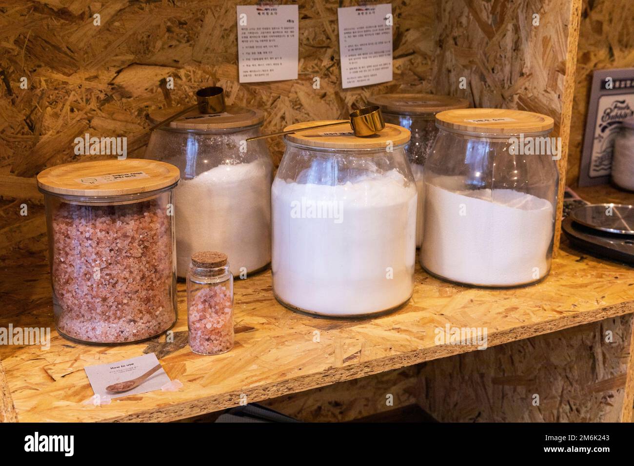 eco friendly habits hand gesture powder detergent refill station view ...