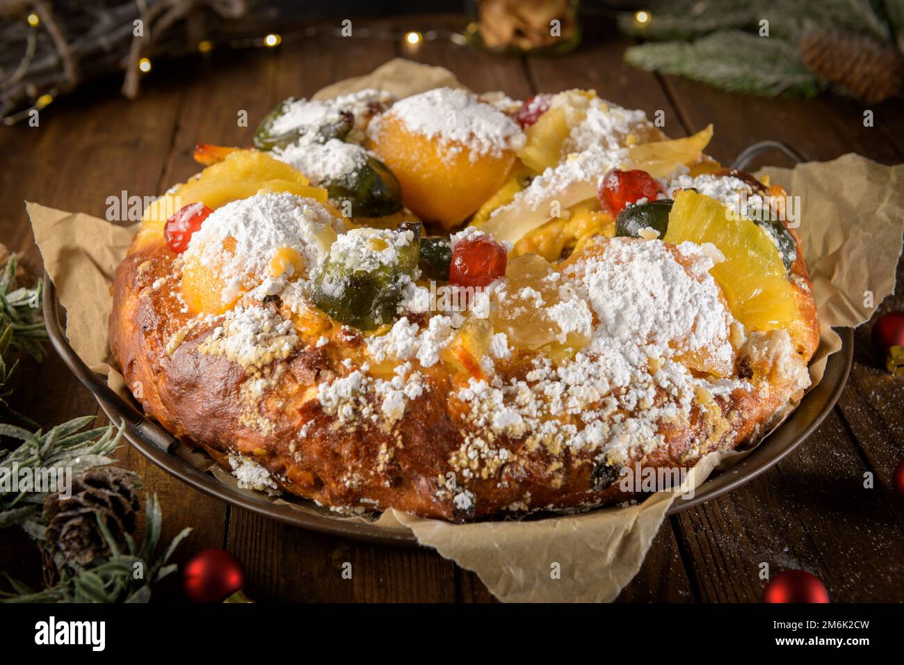Bolo do Rei or King's Cake, Made for Christmas, Carnavale or Mardi Gras ...