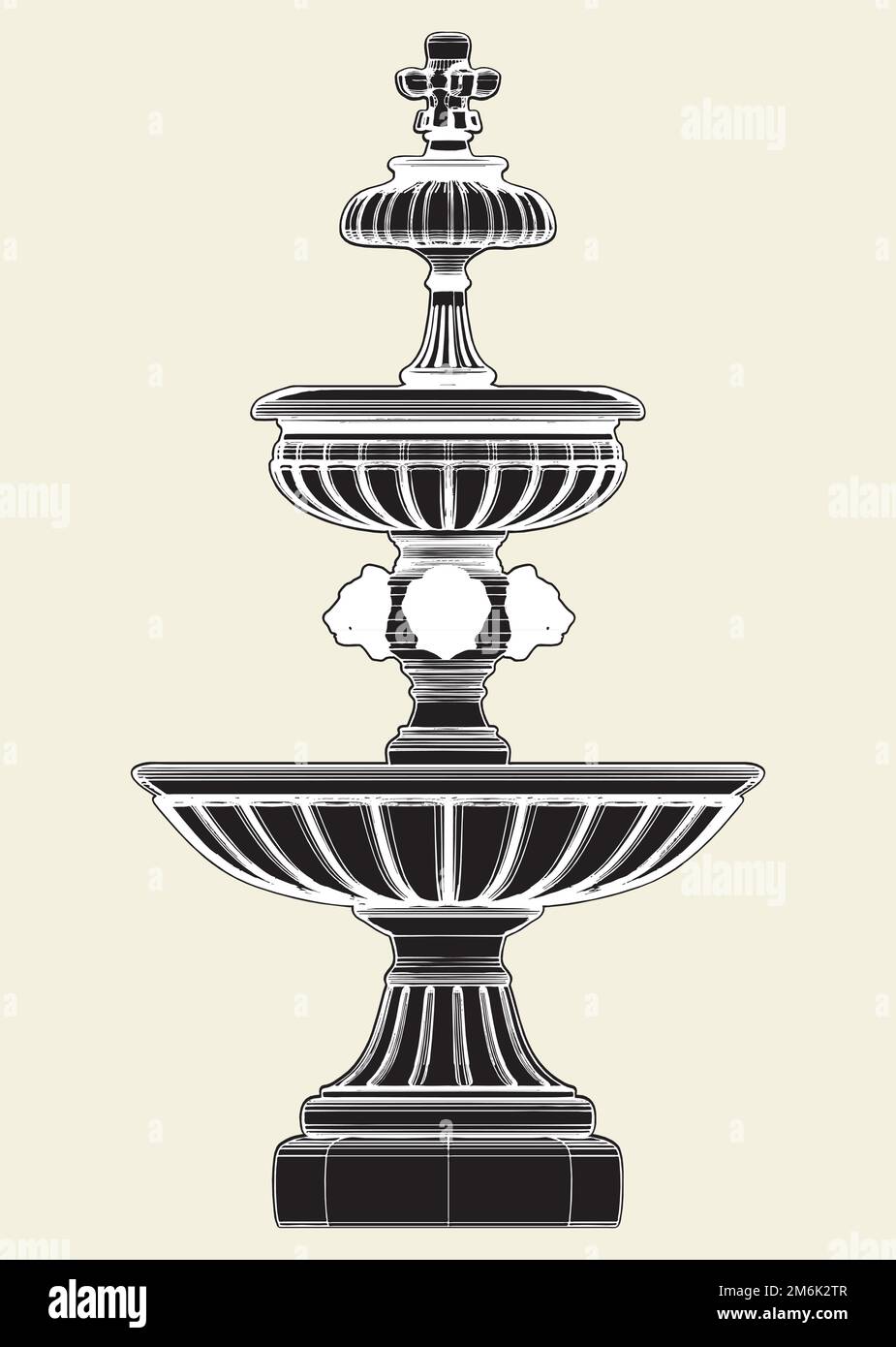 Fountain artwork Stock Vector Images - Alamy