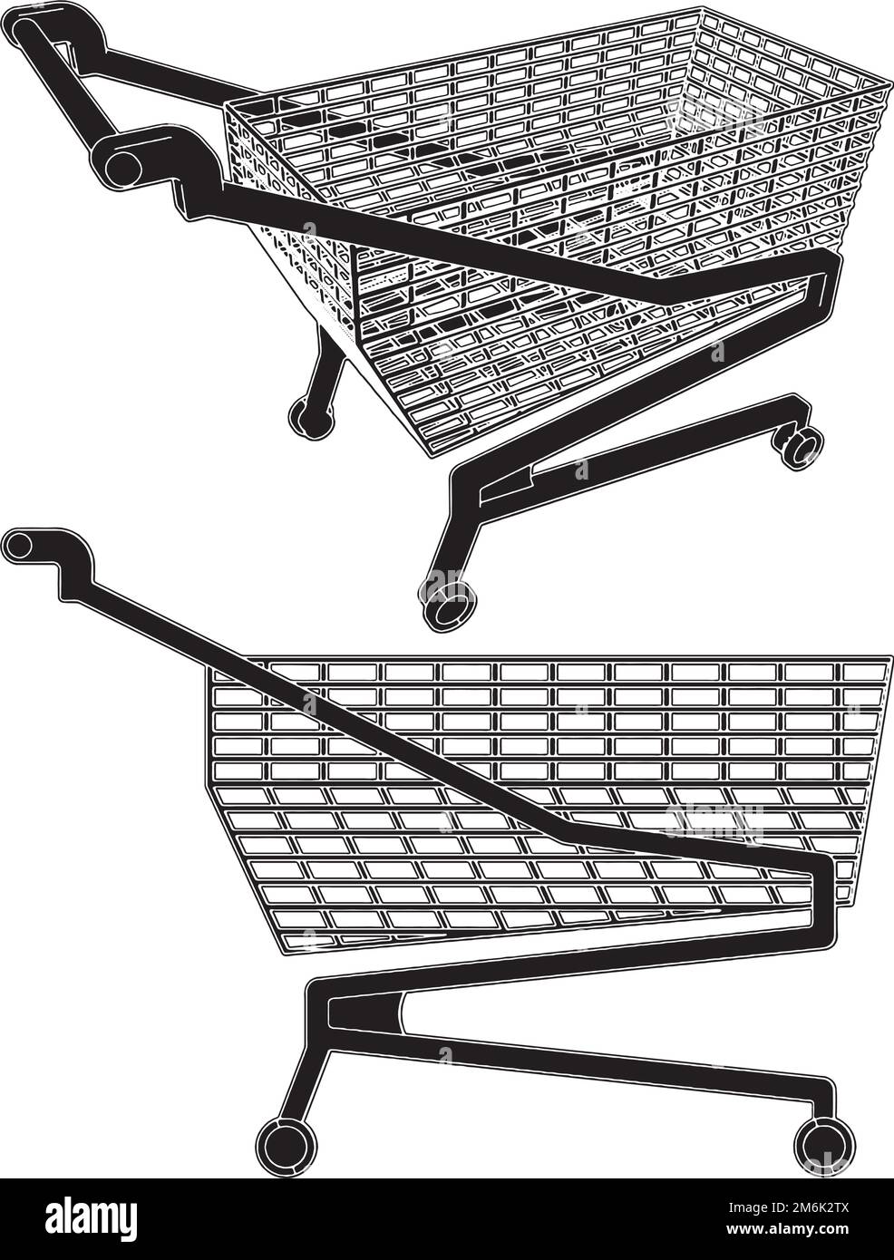 Cart For Shopping Vector Stock Vector Image & Art - Alamy