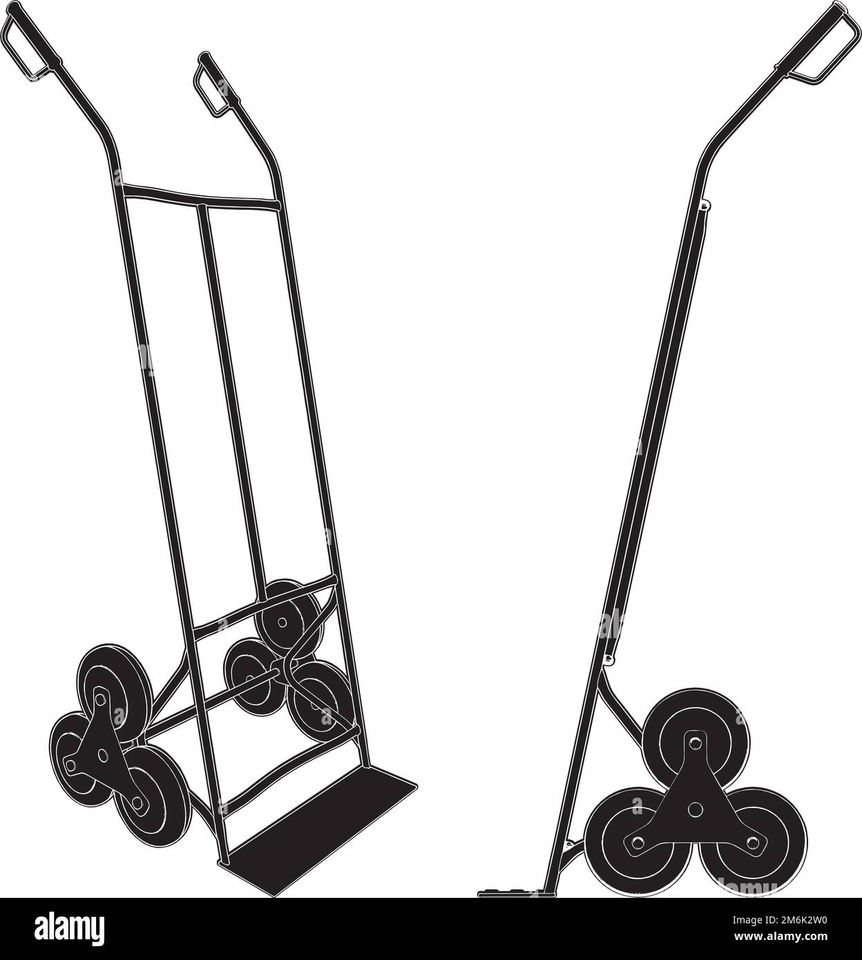 Baggage Trolley Cart Vector Stock Vector Image & Art - Alamy