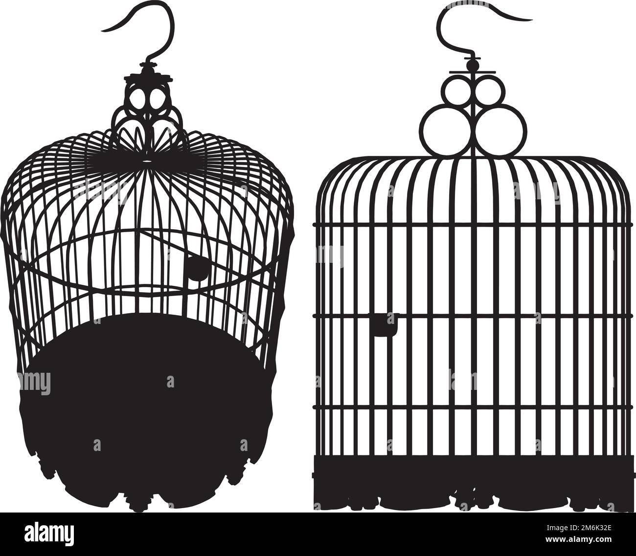 Bird Cage Vector Stock Vector Image & Art - Alamy