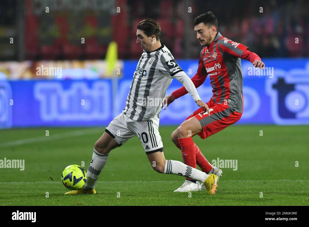 Cremona, Italy. 04th Jan, 2023. fabio miretti (juventus) and alex ...
