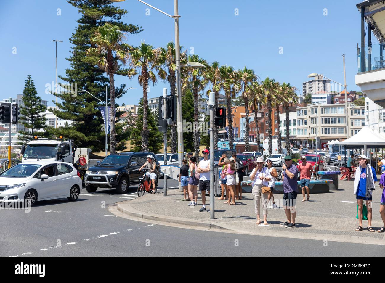 Bondi Beach suburb in Sydney eastern suburbs,NSW,Australia,January 2023 ...