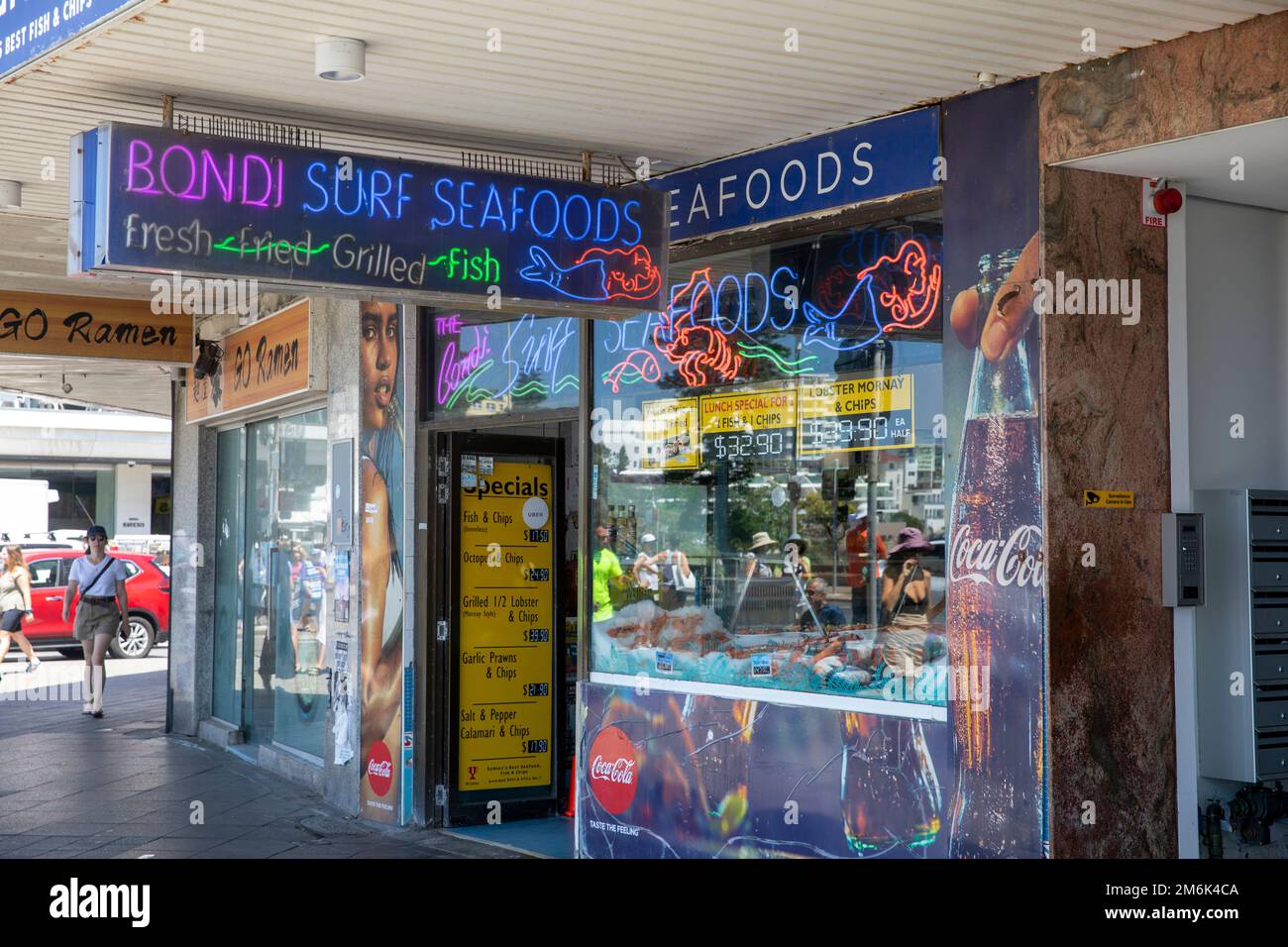 Bondi Beach suburb in Sydney eastern suburbs,NSW,Australia,January 2023 ...