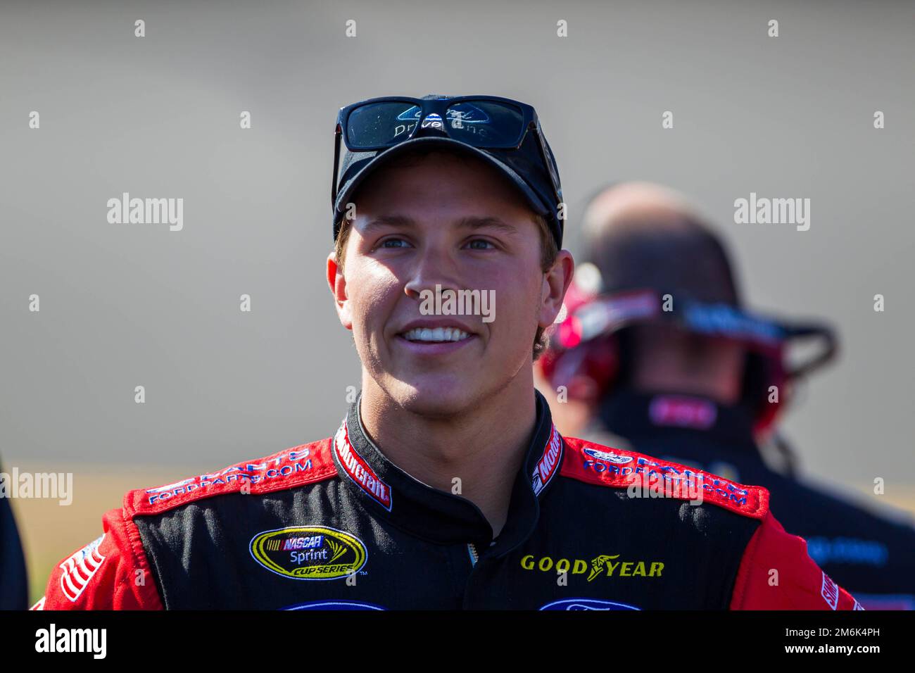 DAYTONA BEACH, FL - FEB 13, 2011: Trevor Bayne (21) waits to qualify ...