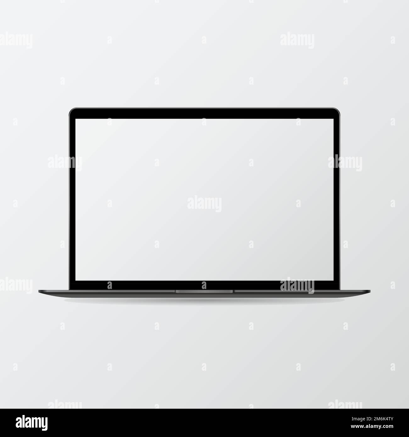 Digital modern notebook screen mockup Stock Vector Image & Art - Alamy