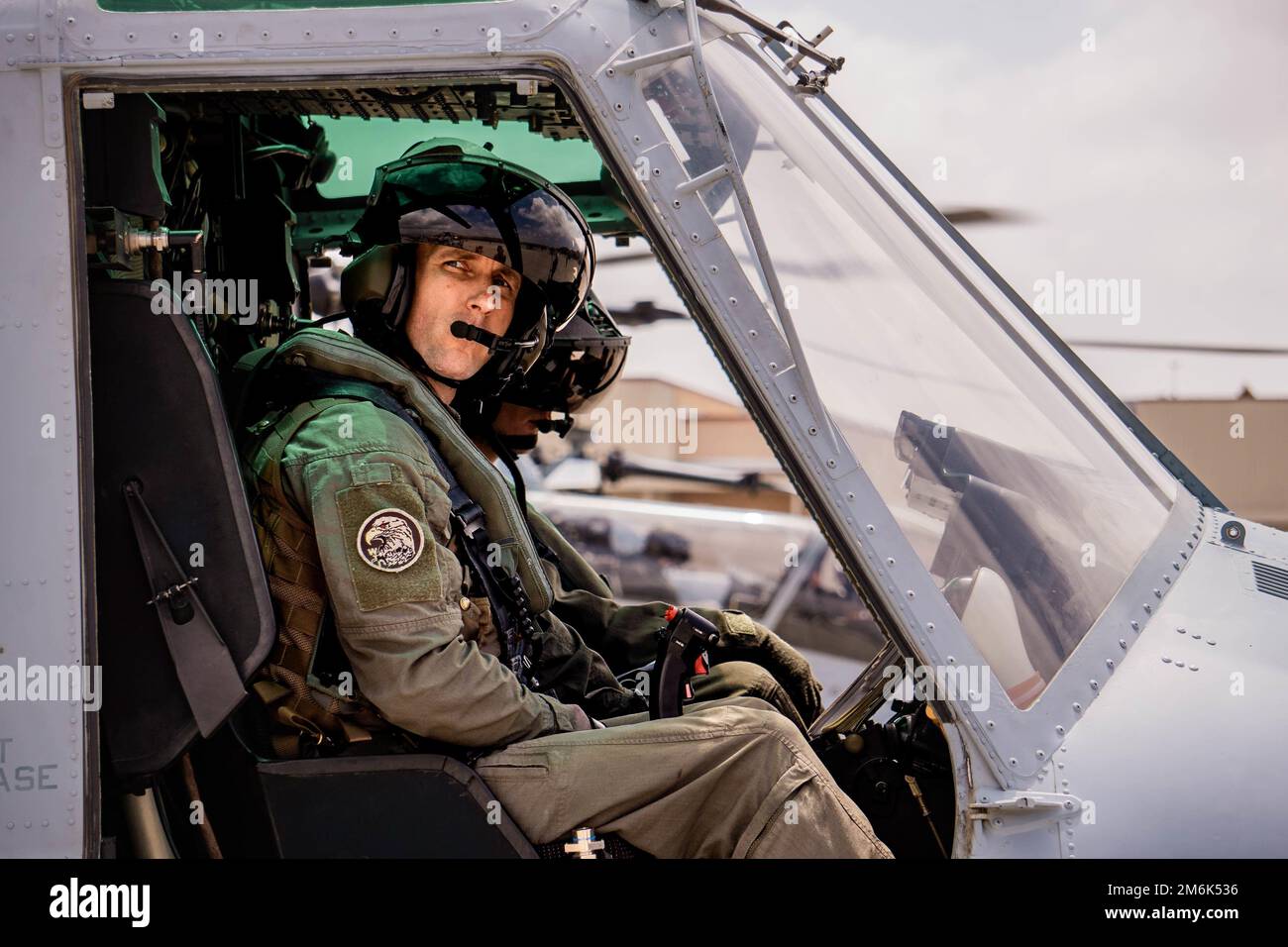 U.S. Marine Corps Maj. Kyle Shaw, a UH-1Y Venom pilot with Marine Light ...