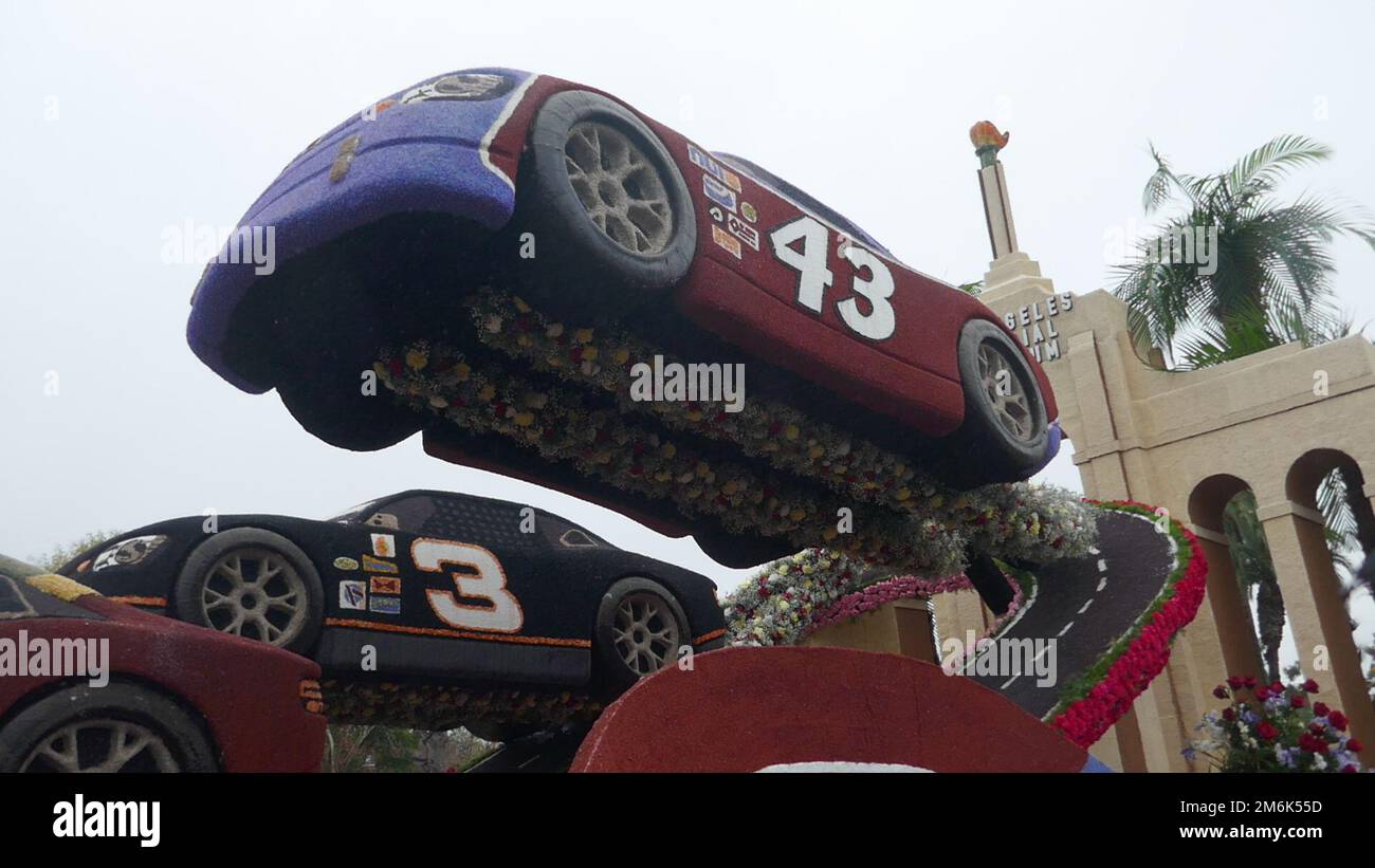 Pasadena, California, USA 3rd January 2023 Nascar Rose Parade Float on ...