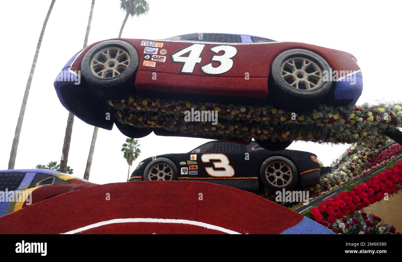 Pasadena, California, USA 3rd January 2023 Nascar Rose Parade Float on ...