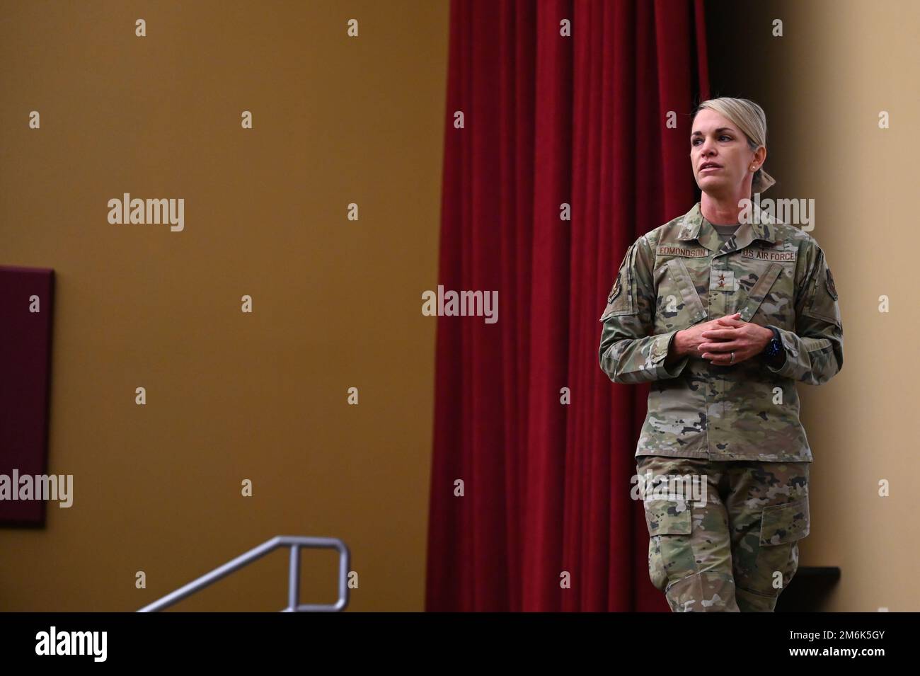 Maj. Gen. Michele C. Edmondson, Second Air Force commander, spoke at ...