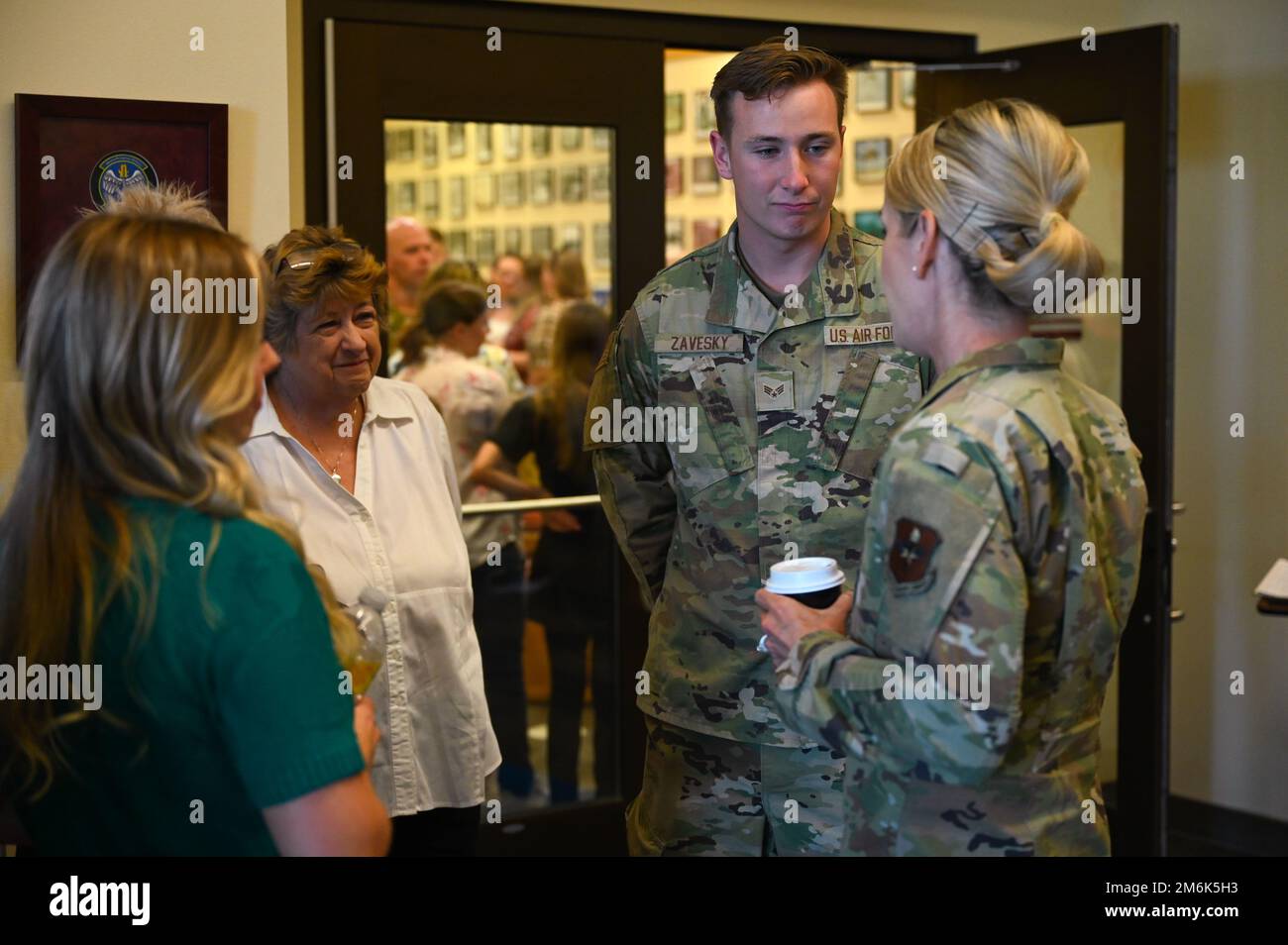 Maj. Gen. Michele C. Edmondson, Second Air Force commander, spoke to ...