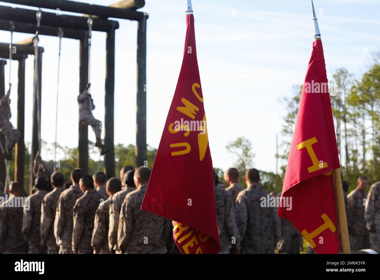 Recruits with India Company, 3rd Recruit Training Battalion, complete a ...
