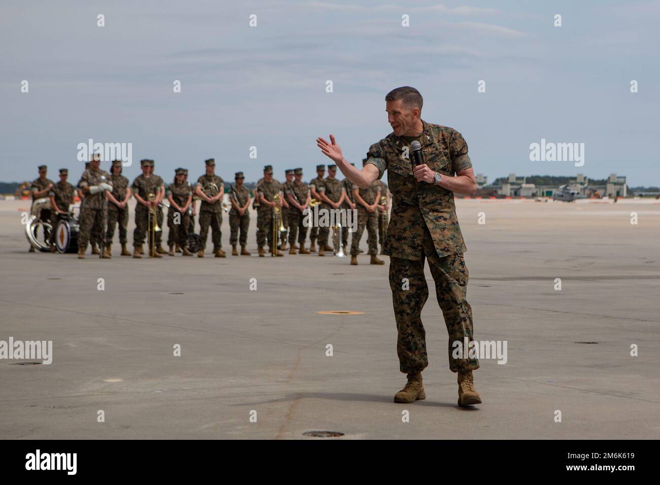 U.S. Marine Corps Col. Richard D. Joyce, commanding officer of Marine ...
