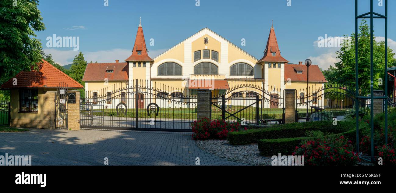 The National Stud Farm in Topolcianky. Slovakia. The centre is known as ...