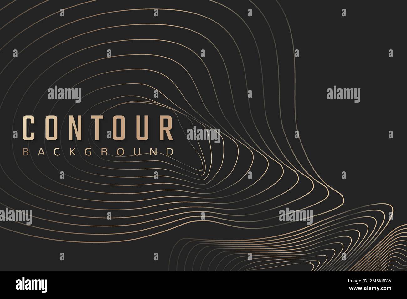 Topographic contour lines background vector Stock Vector Image & Art ...