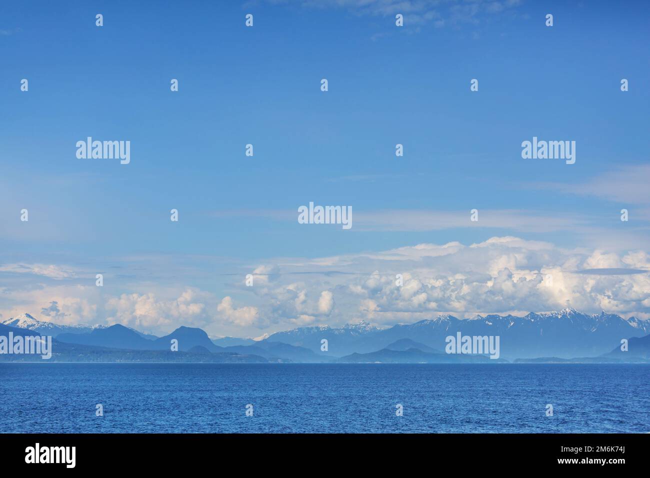 Vancouver island view Stock Photo - Alamy