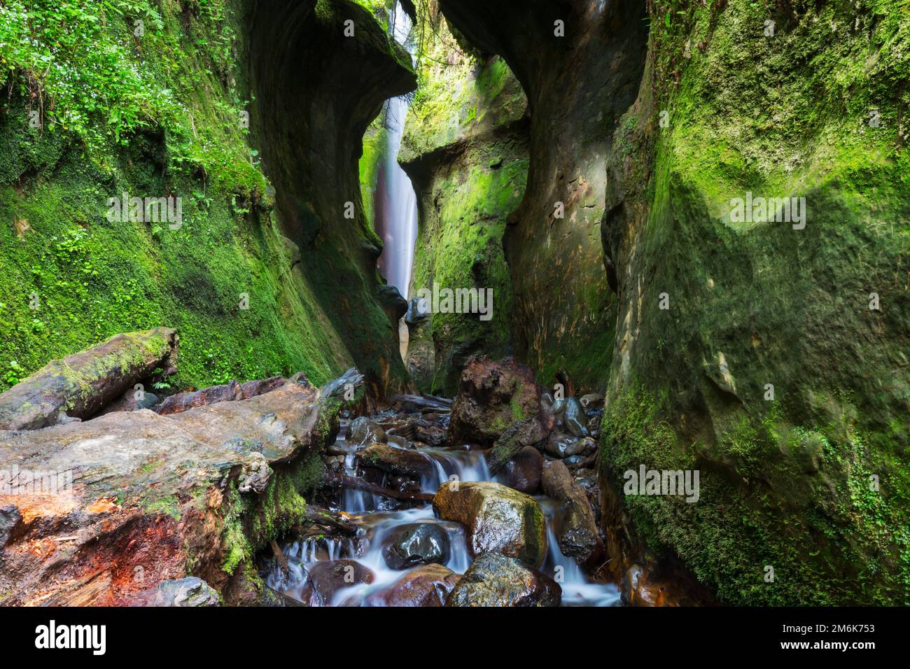 Hidden waterfalls hi-res stock photography and images - Alamy