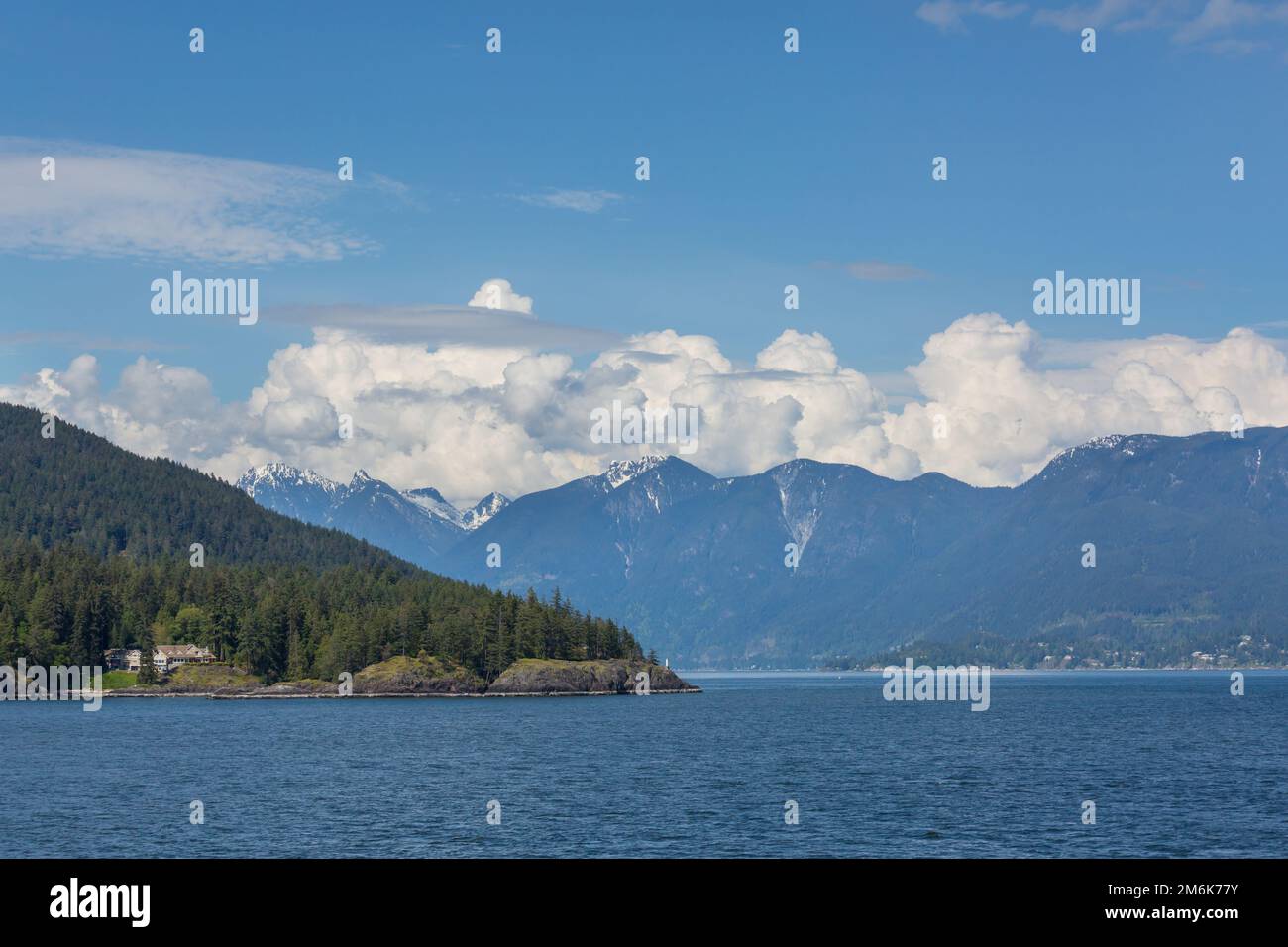 Vancouver island view Stock Photo - Alamy